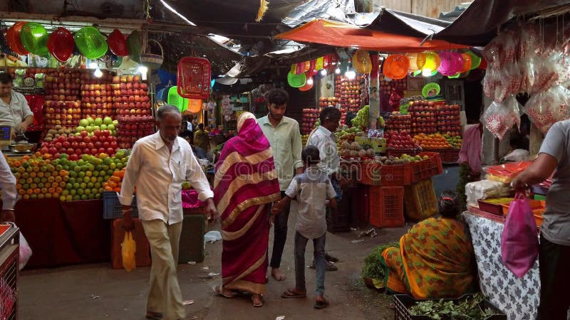 View of Devaraja Market in Mysore. Stock Footage - Video of india ...