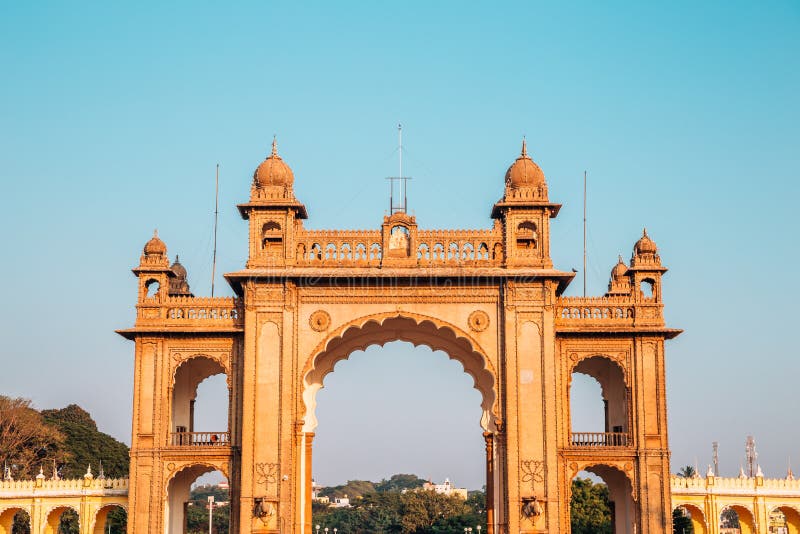 Mysore Palace in Mysore, India Stock Image - Image of dome, door: 114946879