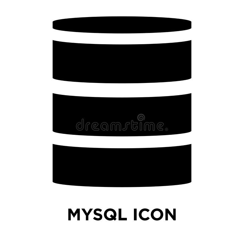 Mysql Icon Vector Isolated on White Background, Logo Concept of ... Mysql Icon Vector Isolated on White Background, Logo Concept of ...