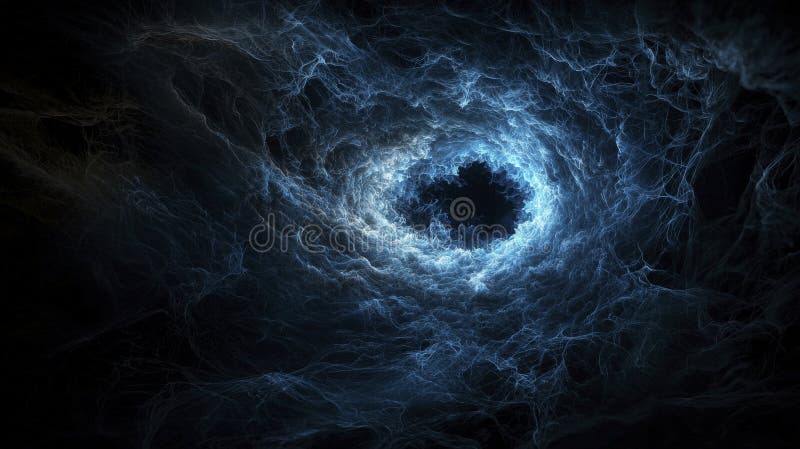 Mysterious Abstract Void Illuminated in Deep Shadows Digital Art Dark ...