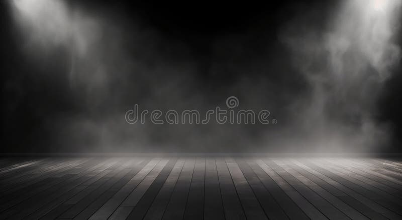Mysterious Atmosphere with Low-lying Fog on a Dark Background ...