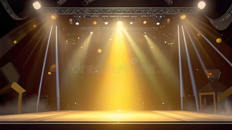 Mysterious and Atmospheric Scene with Dark Empty Space. Lighting with ...