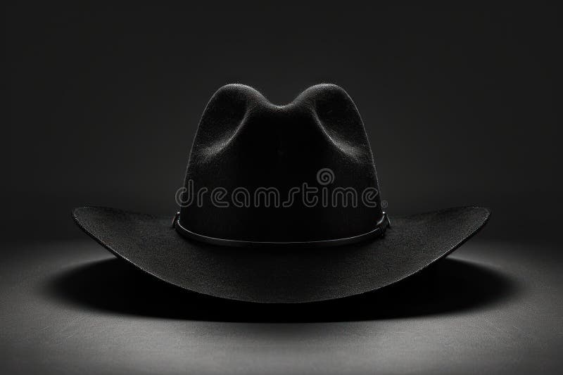 Mysterious Black Fedora on a Dark Background Stock Photo - Image of ... Mysterious Black Fedora on a Dark Background Stock Photo - Image of ...