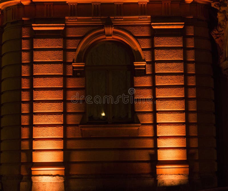 A Mysterious Building Facade Stock Image - Image of gothic, artistic ...