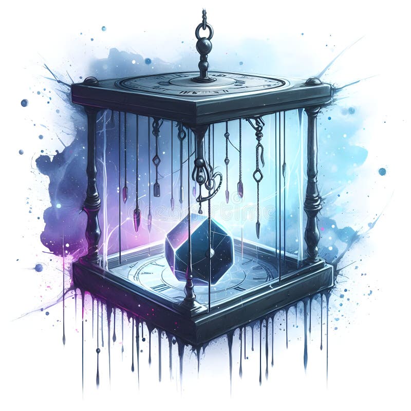 Mysterious Cage Holding Space Stock Illustrations – 1 Mysterious Cage ...