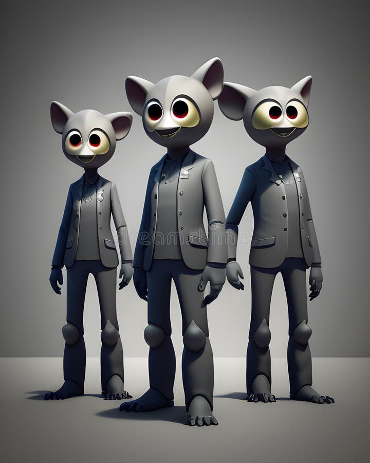 Mysterious characters stock illustration. Illustration of mysterious ...