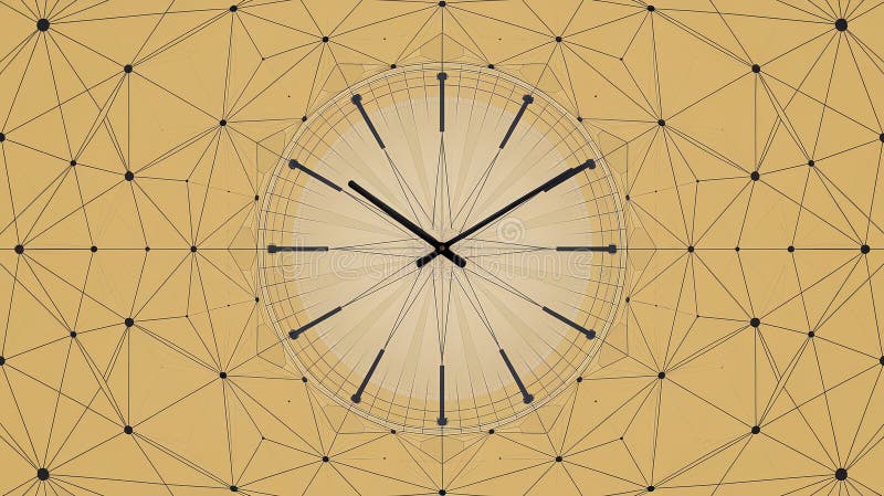 Mysterious Cosmic Web with Radiant Central Node Stock Illustration ...