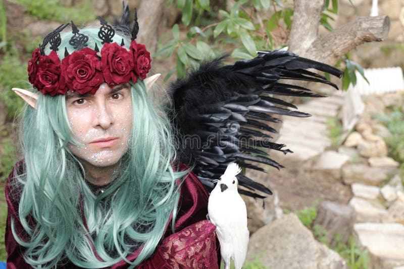 Mysterious Creature with Pointy Ears Stock Image - Image of fantasy ...