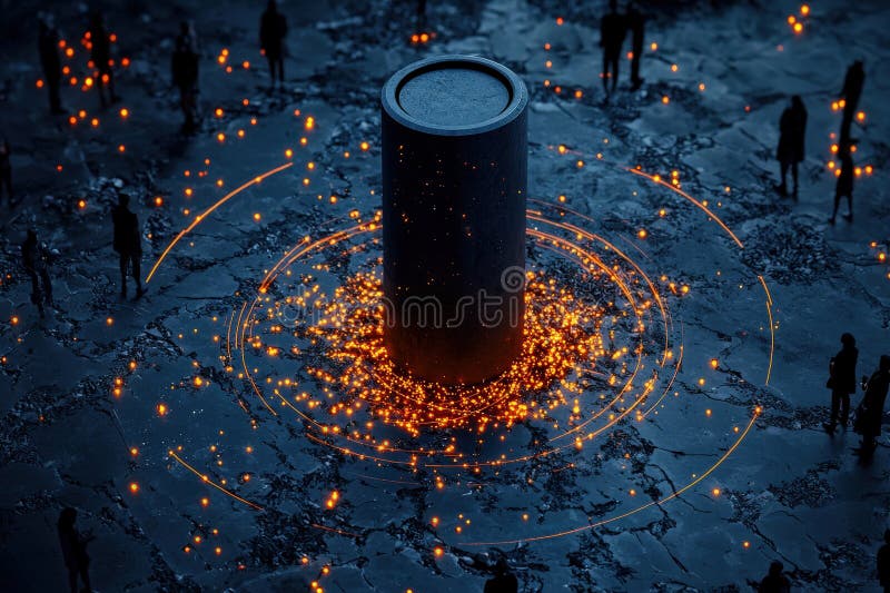 Mysterious Cylindrical Monument Stock Illustrations – 7 Mysterious ...