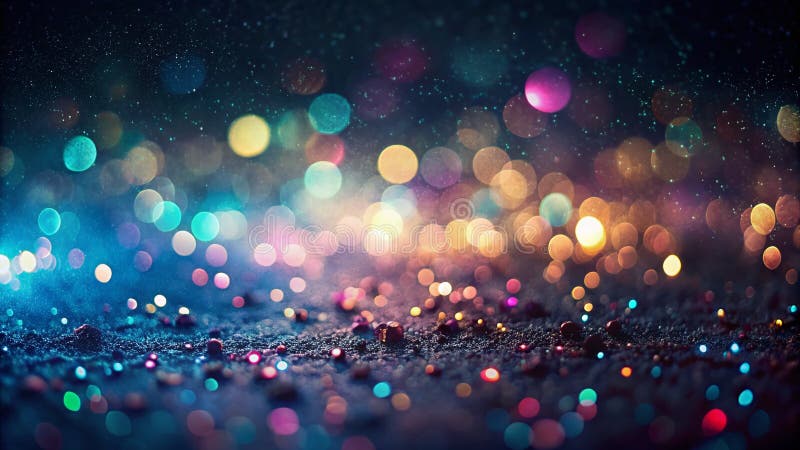 Mysterious Dark Grainy Texture Background with Bokeh Effect a Stunning ...