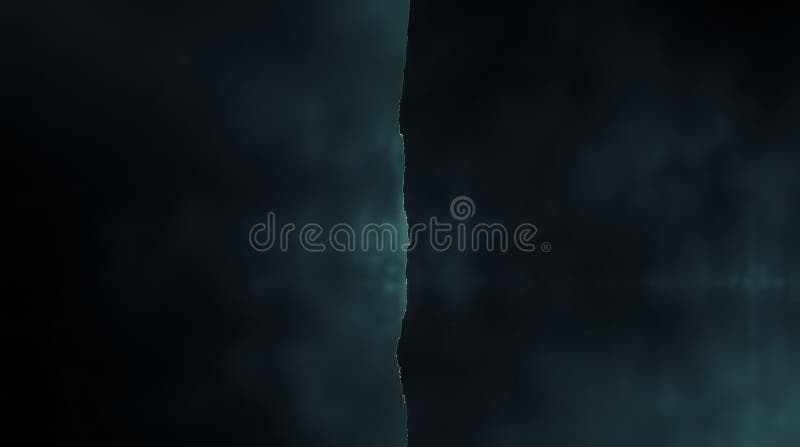 Mysterious Dark Split in an Abstract Landscape Revealing Eerie Light ...