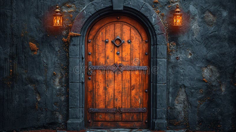 A mysterious door stock photo. Image of lighthouse, hope - 303673936