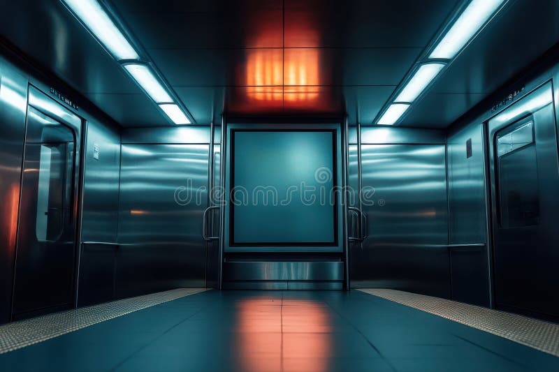 Mysterious Elevator Scene in Urban Setting Interior Photography ...