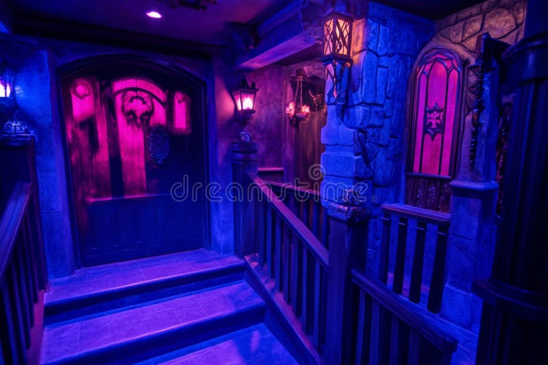 A Mysterious Empty Stone Podium is Situated Inside an Ancient Castle or ...