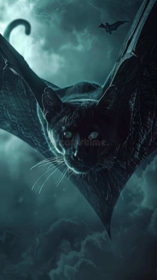 Mysterious Entity Imagine a Bat Merging with a Panther Resulting in a ...