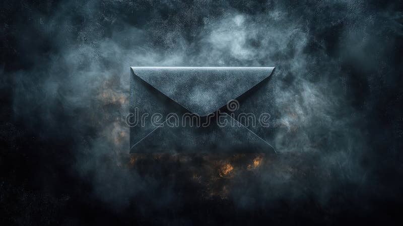 Mysterious Envelope Surrounded by Smoke Creates an Enigmatic Atmosphere ...