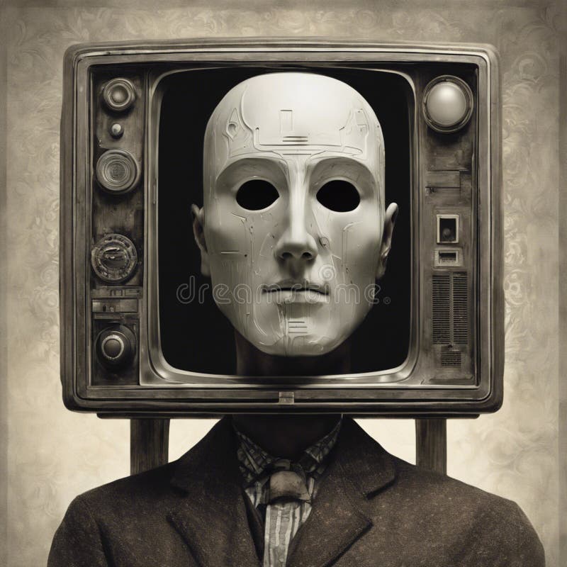 A mysterious figure stock illustration. Illustration of bizarre - 313099604