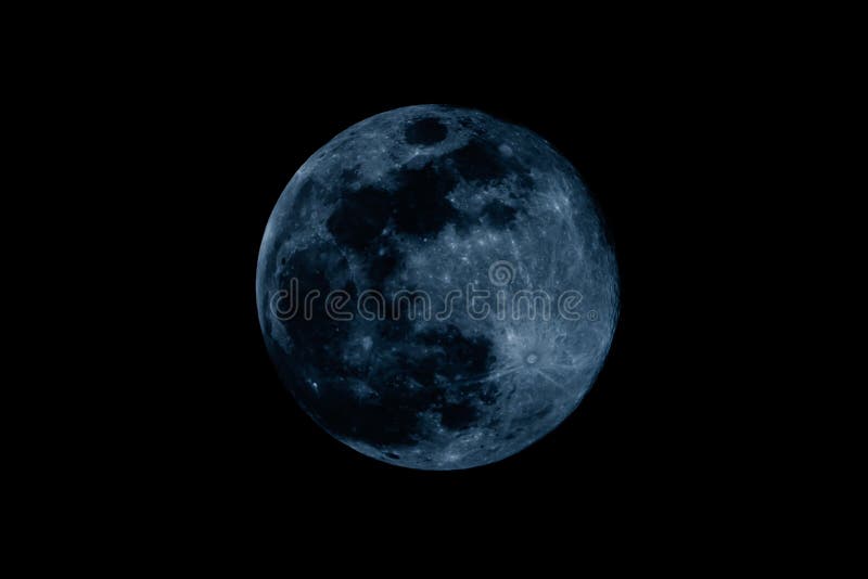 The Mysterious of the Full Moon Stock Image - Image of luna, galaxy ...