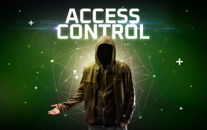 Mysterious Hacker, Online Attack Concept Stock Image - Image of ...