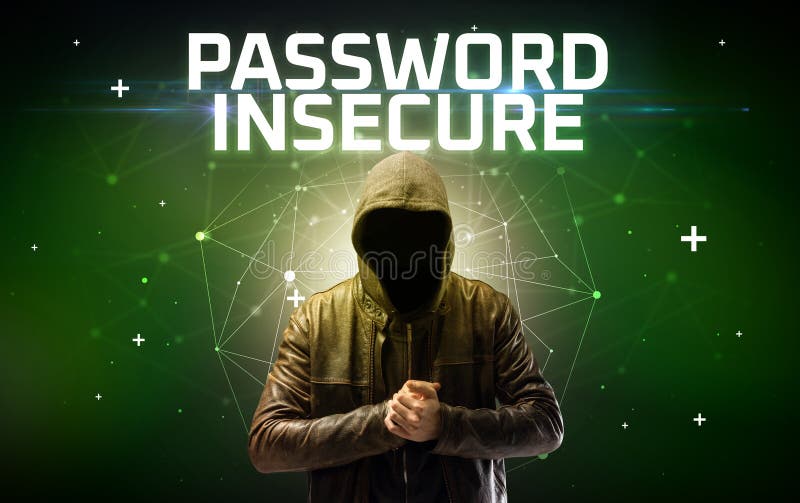 Mysterious Hacker, Online Attack Concept Stock Photo - Image of evil ...