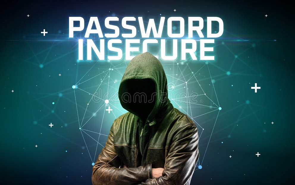 Mysterious Hacker, Online Attack Concept Stock Image - Image of privacy ...