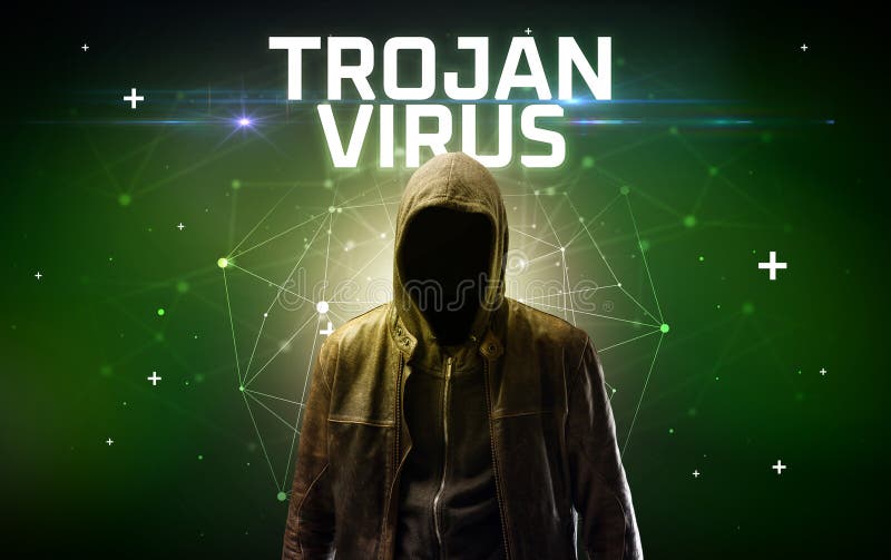 Mysterious Hacker, Online Attack Concept Stock Photo - Image of ...