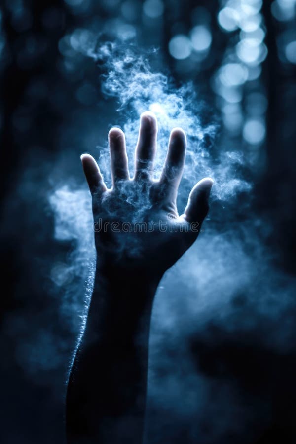 Blue Mist or Fog, Sky and Clouds. Stock Image - Image of landscape ...