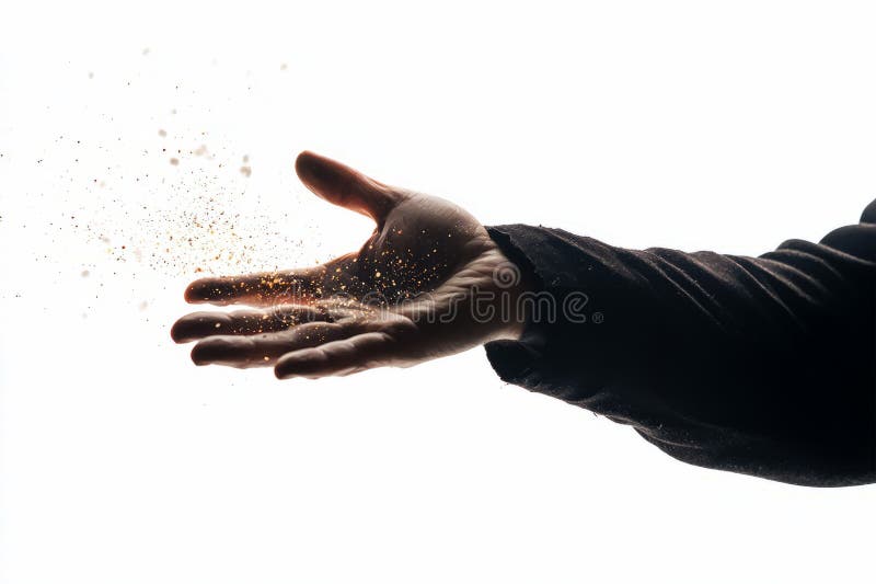 Mysterious Hands with Magical Effects Stock Image - Image of occult ...