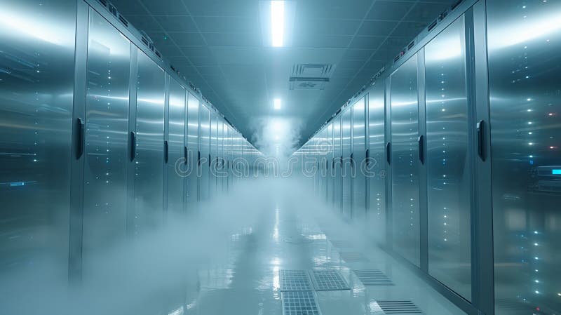 Mysterious High-Tech Data Center Filled with Mist after Cooling System ...