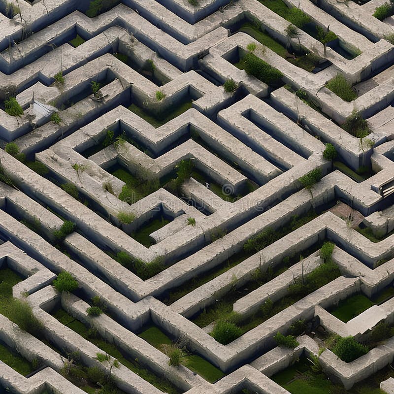 A Mysterious and Intricate Maze, with Twisting Paths and Hidden ...