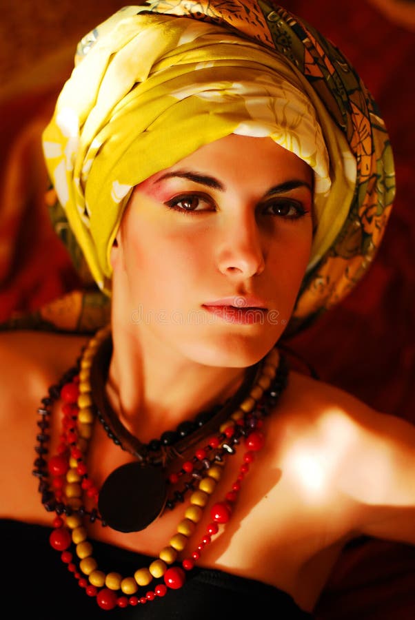 Mysterious lady stock image. Image of portrait, desire - 22075589