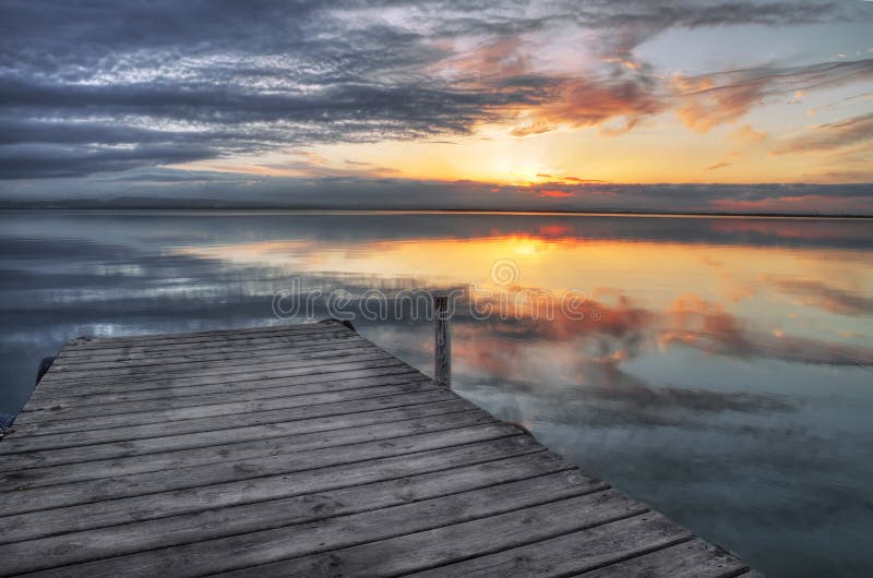 A mysterious lake stock photo. Image of minimalism, landscape - 37053498