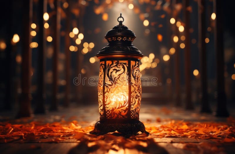 Mysterious Lantern Shadow Play in the Darkness, Ramadan and Eid ...