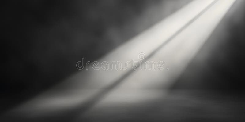 Mysterious Light Beams Create Dramatic Shadows in Dark Space, Evoking ...