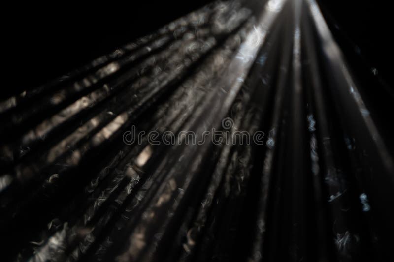 Mysterious Light Rays in the Shadows Stock Photo - Image of ...