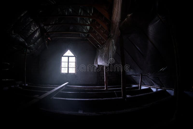 Mysterious Mood Created by White Light in the Window, Subtle ...