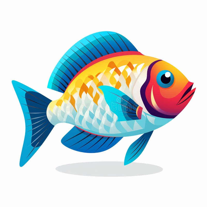 Mysterious Moray Eel Swimming in Cave Stock Illustration - Illustration ...