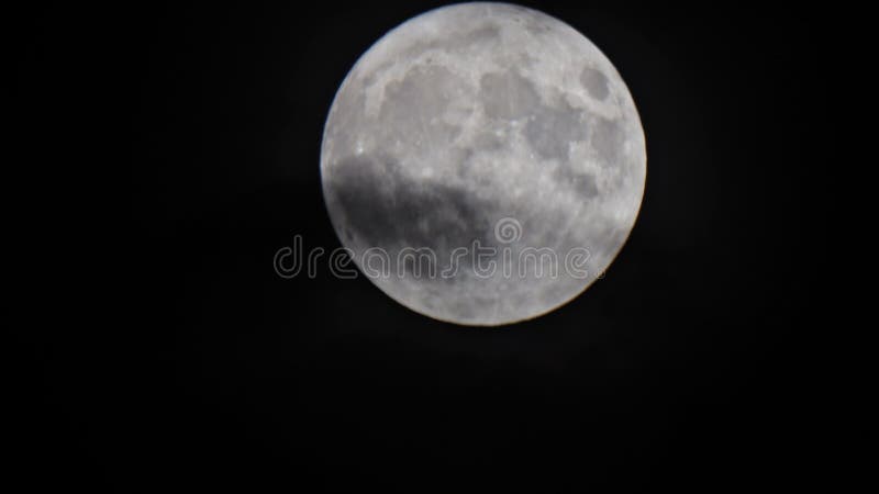 Mysterious Night Sky with Full Moon Dramatic Clouds in the Moonlight ...