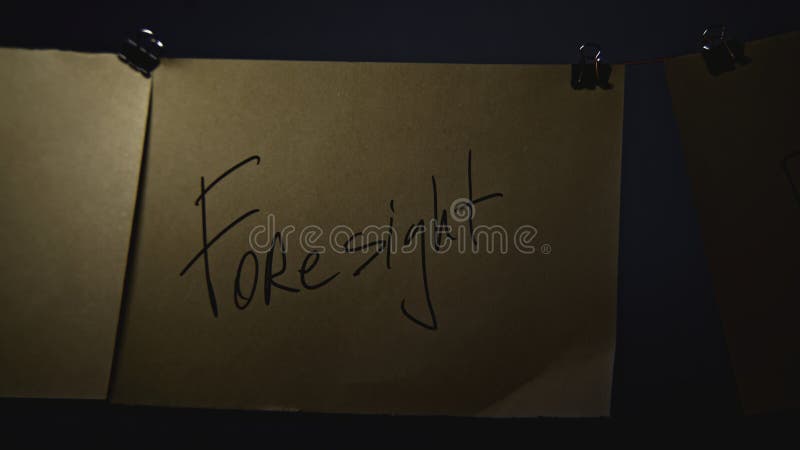 Mysterious Notes on Strings. Stock Footage. Notes with Encrypted Signs ...