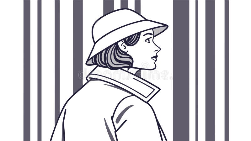 Mysterious Person with Barcode. Identity, Anonymity, Data, Vector ...