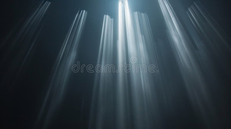 A Mysterious Phenomenon Vertical Columns of Light Piercing through the ...