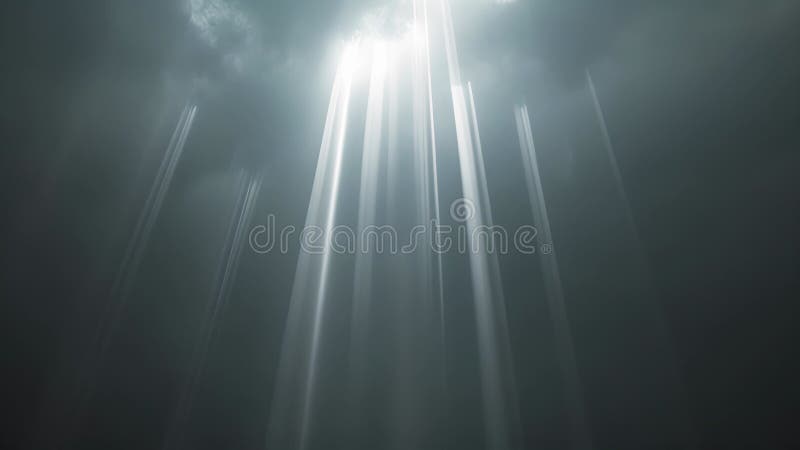 A Mysterious Phenomenon Vertical Columns of Light Piercing through the ...