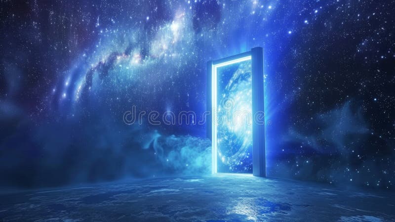 Mysterious Portal Leading To Another Parallel Universe Stock ...