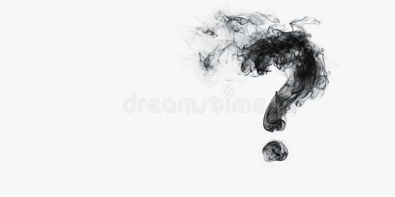 Question Mark Smoke Stock Illustrations – 606 Question Mark Smoke Stock ...