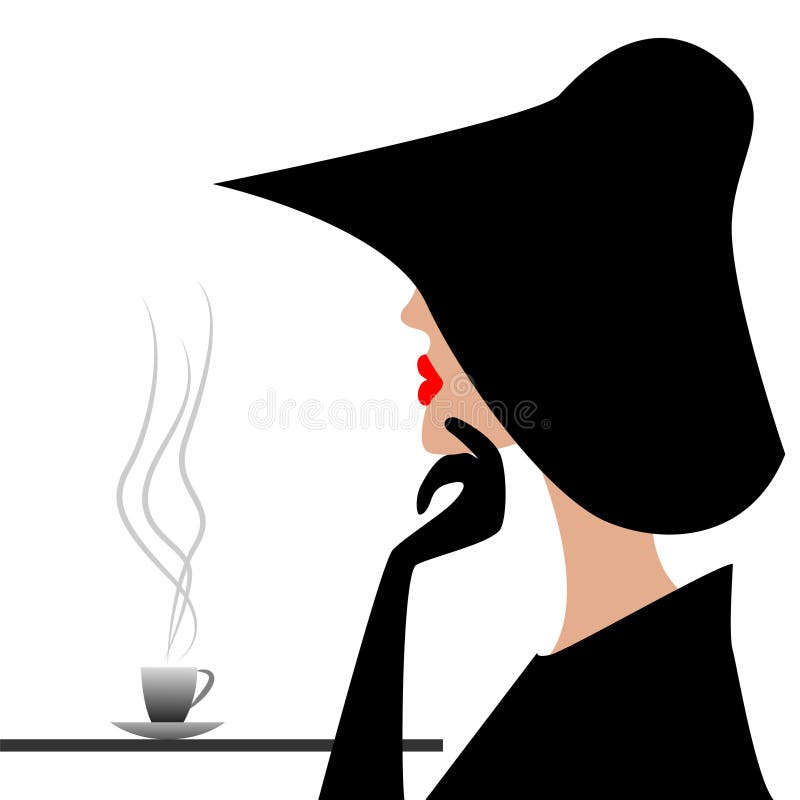 Drink tea illustration stock illustration. Illustration of elegant ...