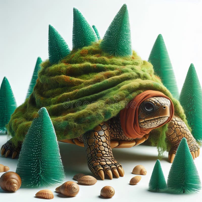 The Mysterious Turtle a Turtle Slowly Makes Its Way Across the W Stock ...