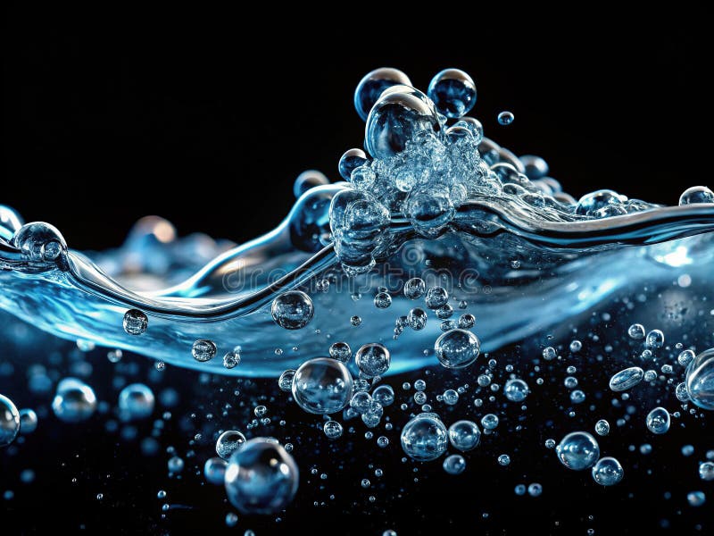 Mysterious Underwater Bubble Texture an Elegant Abstract Water Pattern ...