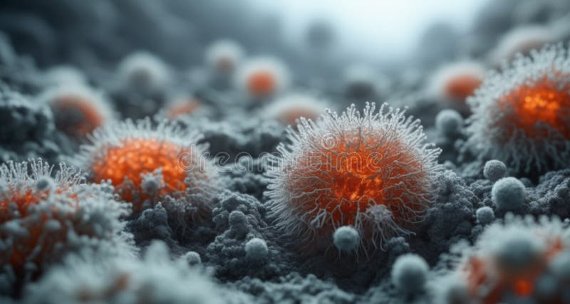 Mysterious Underwater Life Forms in a Futuristic Ocean Stock ...