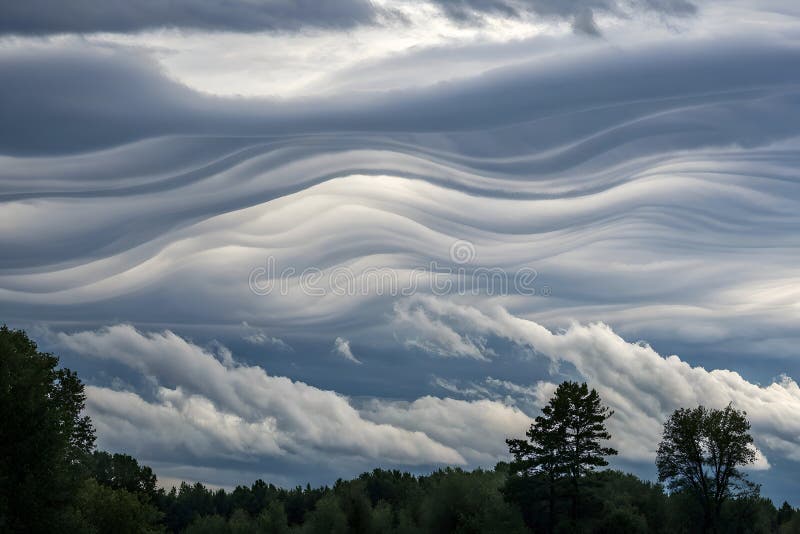 Dramatic Asperitas Clouds Dominate Turbulent Atmospheric Landscape ...