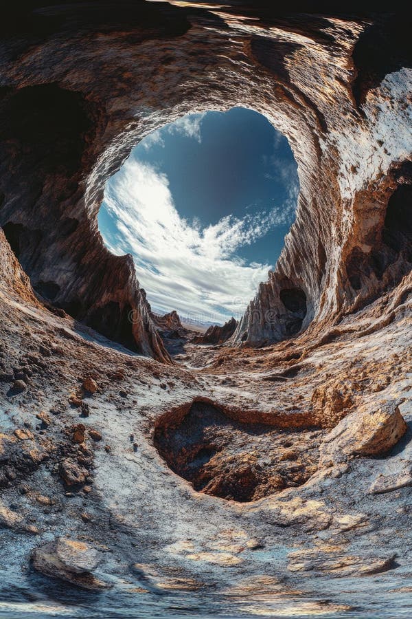 Mysterious Vortex in Desert Stock Image - Image of vortex, nature ...